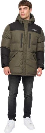 Crosshatch Steppjacke f&uuml;r Herren, Polyester (Gr&uuml;n)