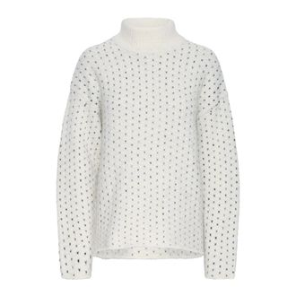 Ichi Ihkamara Ls19 Rollkragenpullover - - Knitwear - Damen - Wei&szlig; - XS