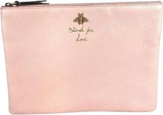 Gucci Pre-owned Vintage Clutch - Femme - Pre-owned - Rose - Taille: ONE Size