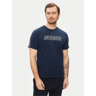 Guess T-Shirt Arlo Z4GI18 J1314 Blau Regular Fit