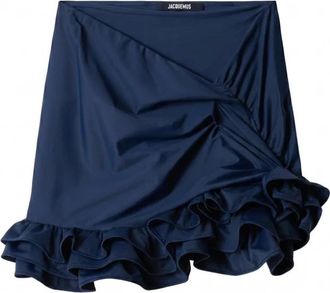 Jacquemus Femme, Jupes, Bleu, Taille: 38 FR Short Skirts