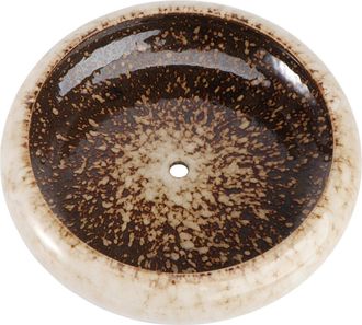 BESPORTBLE 1 Stück Keramik-Blumentopf - Dekorativer Runder Glasiert Mini-Pflanzkübel für Hydroponik, Sukkulenten, Bonsai und Tischdekoration