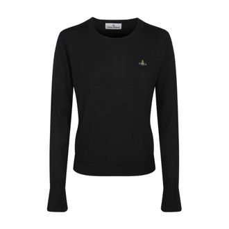 Vivienne Westwood Femme, Pulls, Noir, Taille: 40 FR Bea Jumper Manches Longues