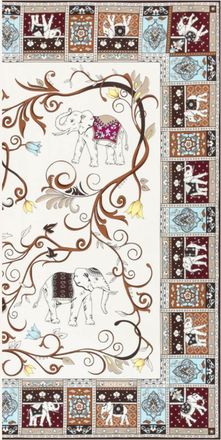 Roeckl Seidentuch Lucky Elephant beige