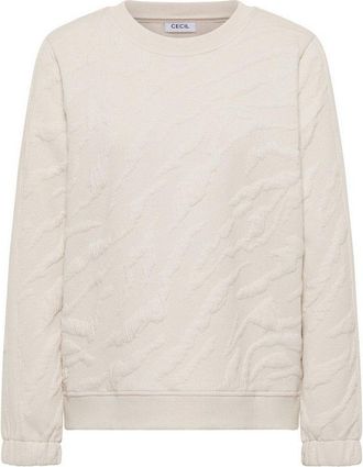 Cecil Sweatshirt Strukturmuster Sweatshirt