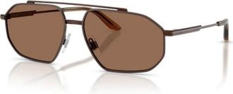 Dolce & Gabbana Homme, Accessoires, Brun, Taille: 59 MM Dg2328 Lunettes de soleil