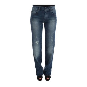 Ermanno Scervino Chic Slim Fit Straight Leg Jeans - - Jeans - Damen - Blau - W26
