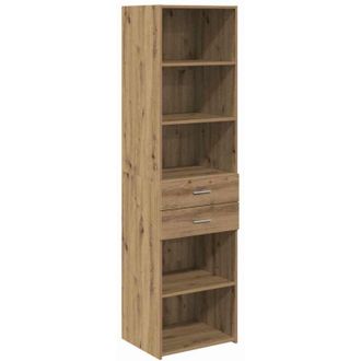 vidaXL vidaXL Haut Armoire avec tiroir Ch&ecirc;ne artisanal 50 x 42,5 x 185 cm