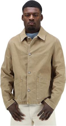Mauro Grifoni Homme, Vestes, Brun, Taille: L Canvas Jacket