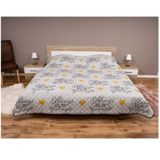 Heimtexland Bett&uuml;berwurf Tagesdecke Steppdecke 220x240 Landhaus Deko Bettdecke Schlafzimmer Plaid Gesteppt Typ456 Always Love