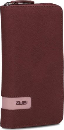 zwei gro&szlig;e Damen Geldb&ouml;rse M.Wallet MW2 Portemonnaie aus weichem Kunstleder, Geldbeutel mit umlaufendem Rei&szlig;verschluss, 15 Kartenf&auml;chern, 2 Scheinf&auml;chern, 