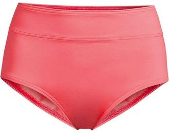 Lands End Control-Bikinihose High Waist CHLORRESISTENT, Damen, Größe:36 regular, Pink, Elasthan/Nylon-Mischung, by Lands End