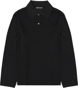 Our Legacy Homme, Tops, Noir, Taille: 2XL Rugby Longsleeve