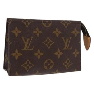 Louis Vuitton Pre-owned Canvas Pouch - - Pre-owned - Damen - Braun - ONE SIZE