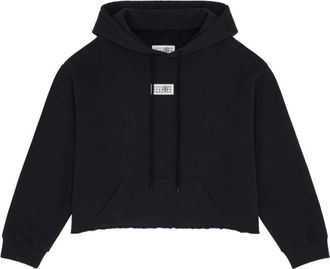 Maison Margiela Femme, Sweatshirts et sweats &agrave; capuche, Noir, Taille: 38 FR SweaT-shirts &agrave; capuche