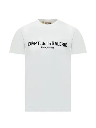 Gallery Dept. Mens T-Shirt White Cotton T-Shirts And Polos