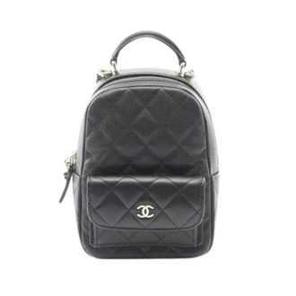 Chanel Sac &agrave; dos en cuir Pre-owned - Femme - Pre-owned - Noir - Taille: ONE Size