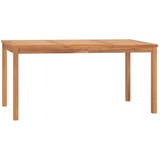 vidaXL Vidaxl - Table &agrave; d&icirc;ner de jardin 160x80x77 cm Bois de teck solide