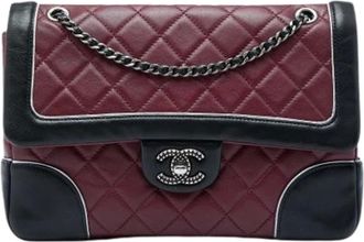 Chanel Sac bandouli&egrave;re matelass&eacute; Pre-owned - Femme - Pre-owned - Rouge - Taille: ONE Size