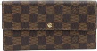Louis Vuitton Pre-owned Long Wallet (bi-fold) - Femme - Pre-owned - Brun - Taille: ONE Size