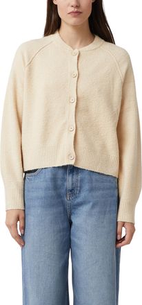 Comma Kurzer Strickcardigan aus Boucl&eacute;