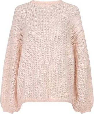 Toteme Pull &agrave; larges mailles en laine et mohair m&eacute;lang&eacute;s