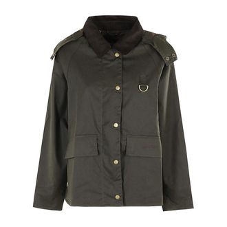 Barbour Femme, Vestes, Vert, Taille: 40 FR Veste en cire Avon