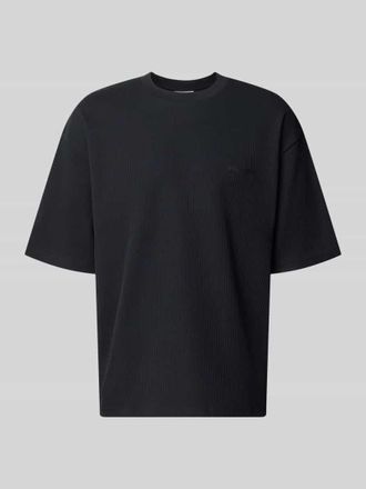 Review Relaxed Fit T-Shirt mit Strukturmuster
