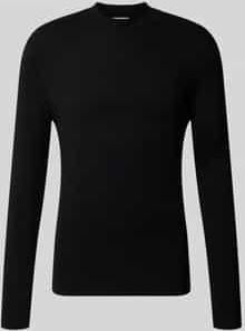 Antony Morato Slim Fit Strickpullover aus Viskose-Mix mit Stehkragen