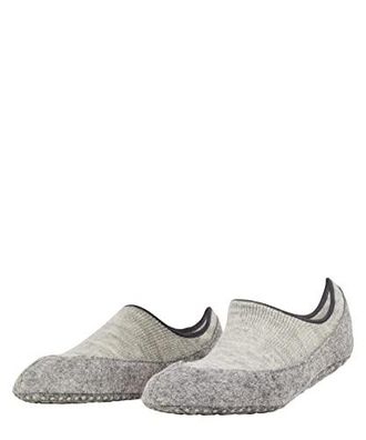 Falke Cosyshoe Invisible W Hp laine picots sur la semelle 1 paire, Chaussettes Chaussons Femme, Gris Light Grey Melange 3204, 41/42 EU