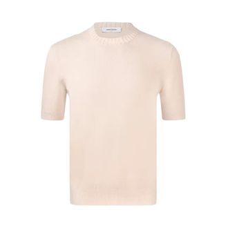 Gran Sasso Kurz&auml;rmeliges Rundhals-T-Shirt - - Knitwear - Herren - Beige - L