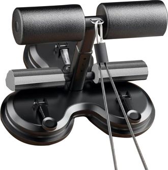 Generic Sit-up-Fu&szlig;halter - h&ouml;henverstellbare Trainingshilfe, Bauchmuskeltrainingsger&auml;t mit Saugnapf, multifunktionales Situp-Hilfsger&auml;t f&uuml;r Kern&uuml;bungen | Fitn