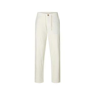 Selected Pantalon en coton et lin