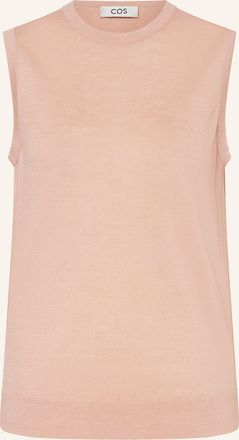 COS Cos Stricktop Mit Leinen weiss