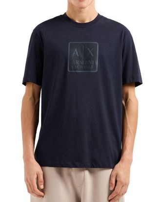 A|X Armani Exchange Rundhalsshirt Regular+ Fit Logo Shirt - 6DZTHB