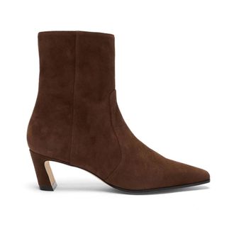 Stuart Weitzman Femme, Chaussures, Brun, Taille: 40 1/2 EU Stassi Zip Bootie 50