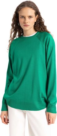 DeFacto Damen Strickmode - Stilvolle Strickpullover Blusen & Tuniken für Damen - Auswahl an Pullover - Feinstrickpullover Strickjacken und Pulli