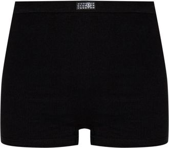 Maison Margiela Femme, Sous-v&ecirc;tements, Noir, Taille: 38/40 FR Shorts Sous-V&ecirc;tements en Coton