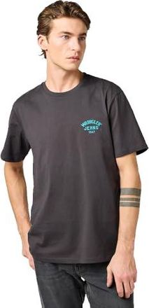 Wrangler Small Logo Tee T-Shirt, Faded Black, XXL Hommes