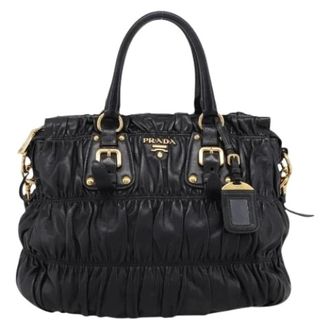 Prada Pre-owned Leder Handtasche - - Pre-owned - Damen - Schwarzk - ONE SIZE