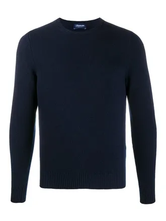 Drumohr Pull Col Rond - Bleu