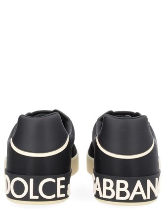 Dolce & Gabbana Logo Sneaker - Black