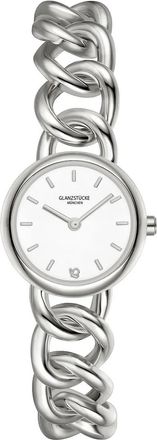 Glanzst&uuml;cke M&uuml;nchen Uhr - Damen Armbanduhr Metall-Legierung - Gr. unisize - in Silber - f&uuml;r Damen