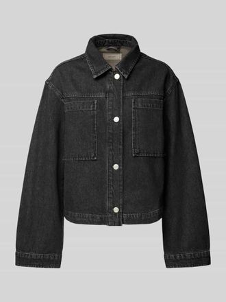 Neo Noir Jeansjacke mit aufgesetzten Brusttaschen Modell Emilia