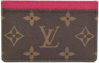 Louis Vuitton Pre-owned Simple Card Case - Femme - Pre-owned - Brun - Taille: ONE Size
