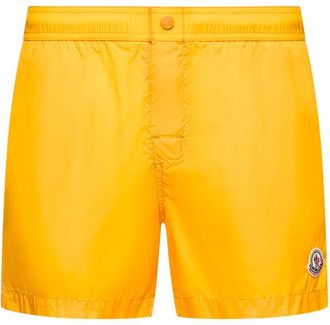 Moncler Moncler Logo Swim Shorts, Men, Yellow, Size: Xxl