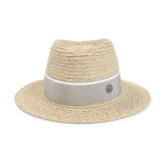 Maison Michel Femme, Accessoires, Beige, Taille: S Andr&eacute; Fedora