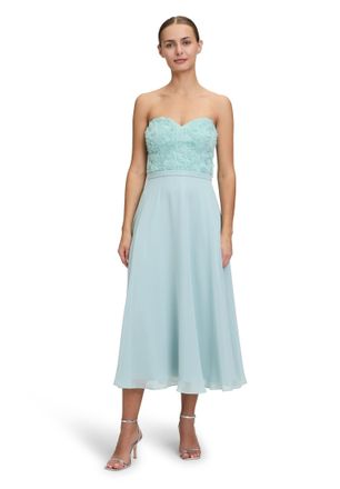 Vera Mont Damen Abendkleid mit Cut-Outs 44, Summer Mint