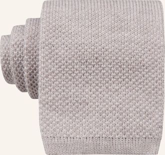 HUGO BOSS Krawatte weiss