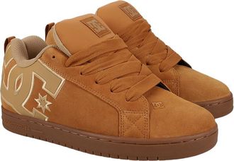 DC DC Court Graffik Se Skateschuh f&uuml;r Herren, Braun/Gum, 38.5 EU